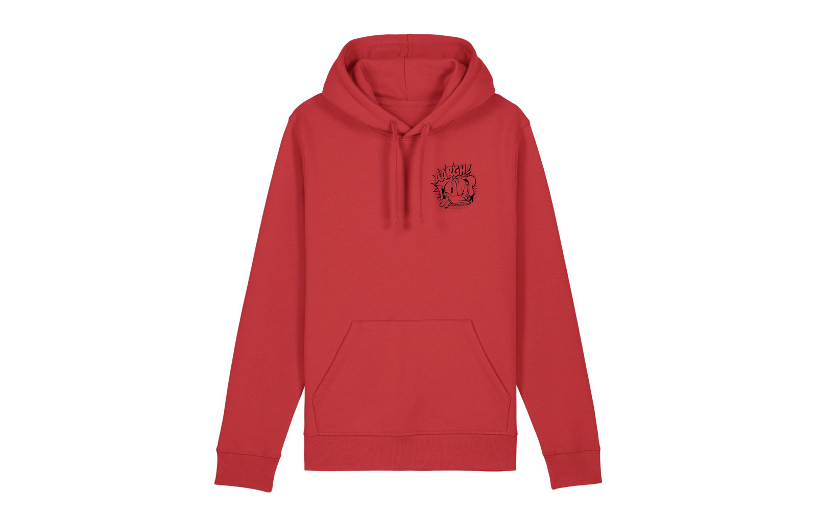 Donald Duck 'Donald Boos' Hoodie - Rood - De Donald Duck Shop